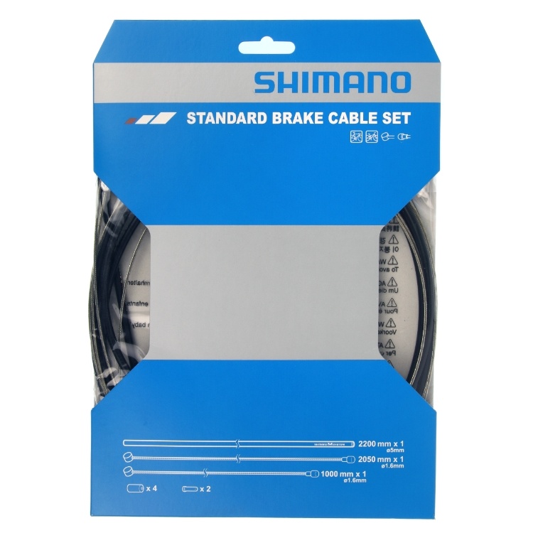 Shimano MTB Steel Brake Cable Set - Rocky Cycle