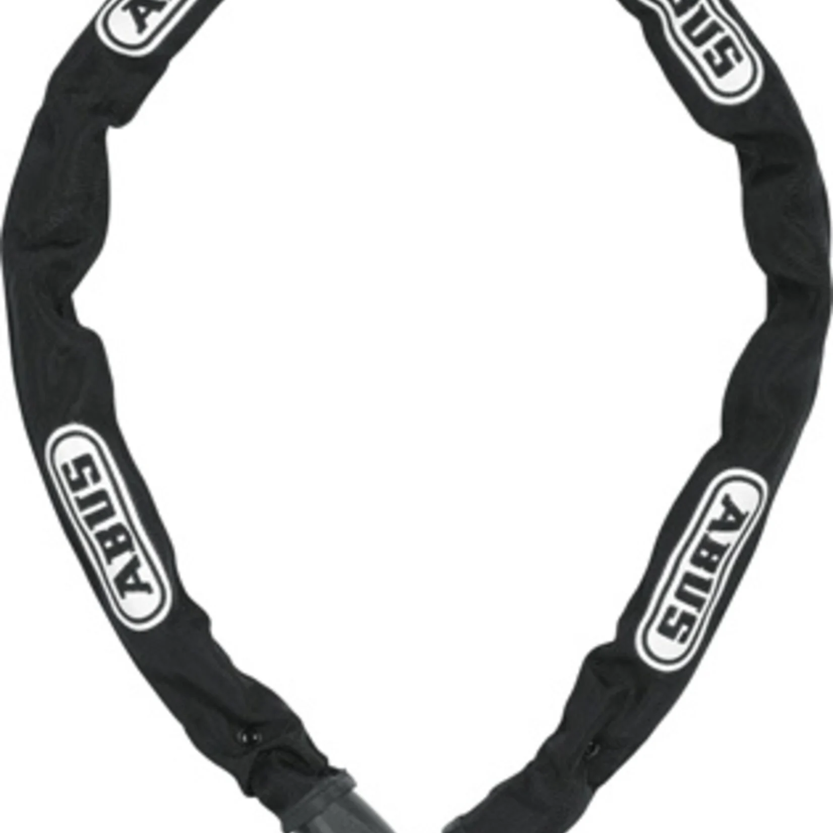 Abus, 8807K Steel-O-Chain, Chain Lock, Key, 7mm, 110cm, 3.6', Black ...