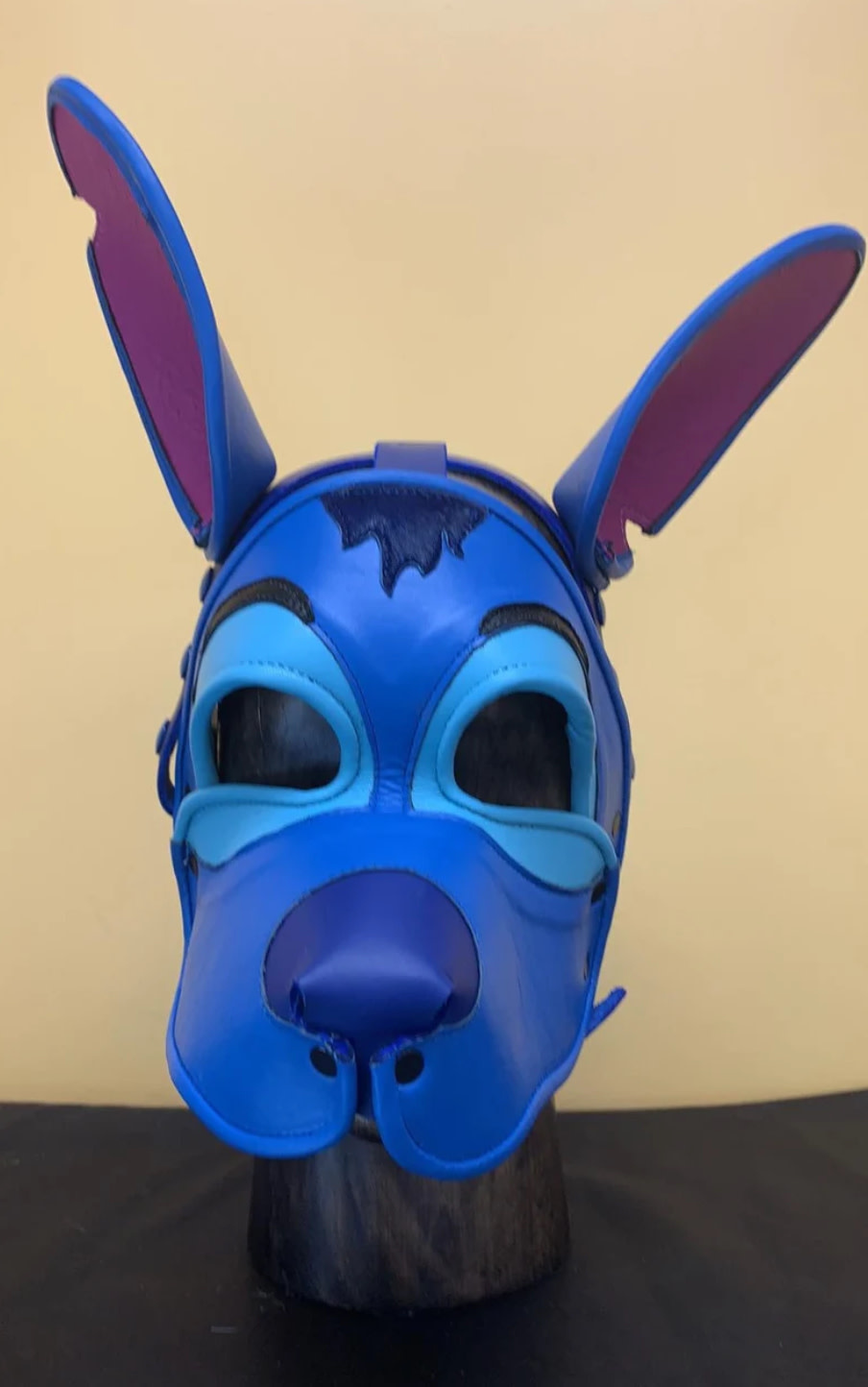 P & C Creations Custom Leather Hoods - Specialty "Stitch" Pup - Blue ...
