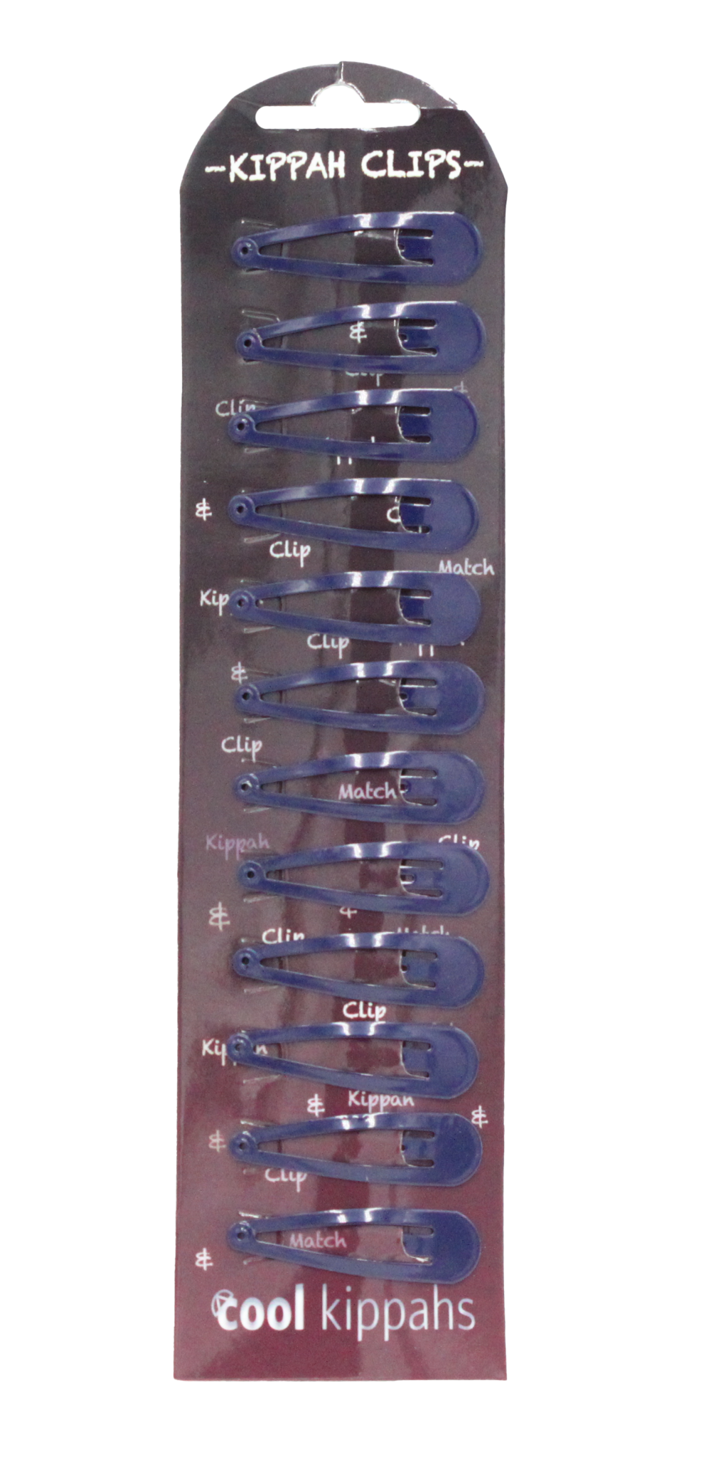 Clips- Navy - CoolKippahs