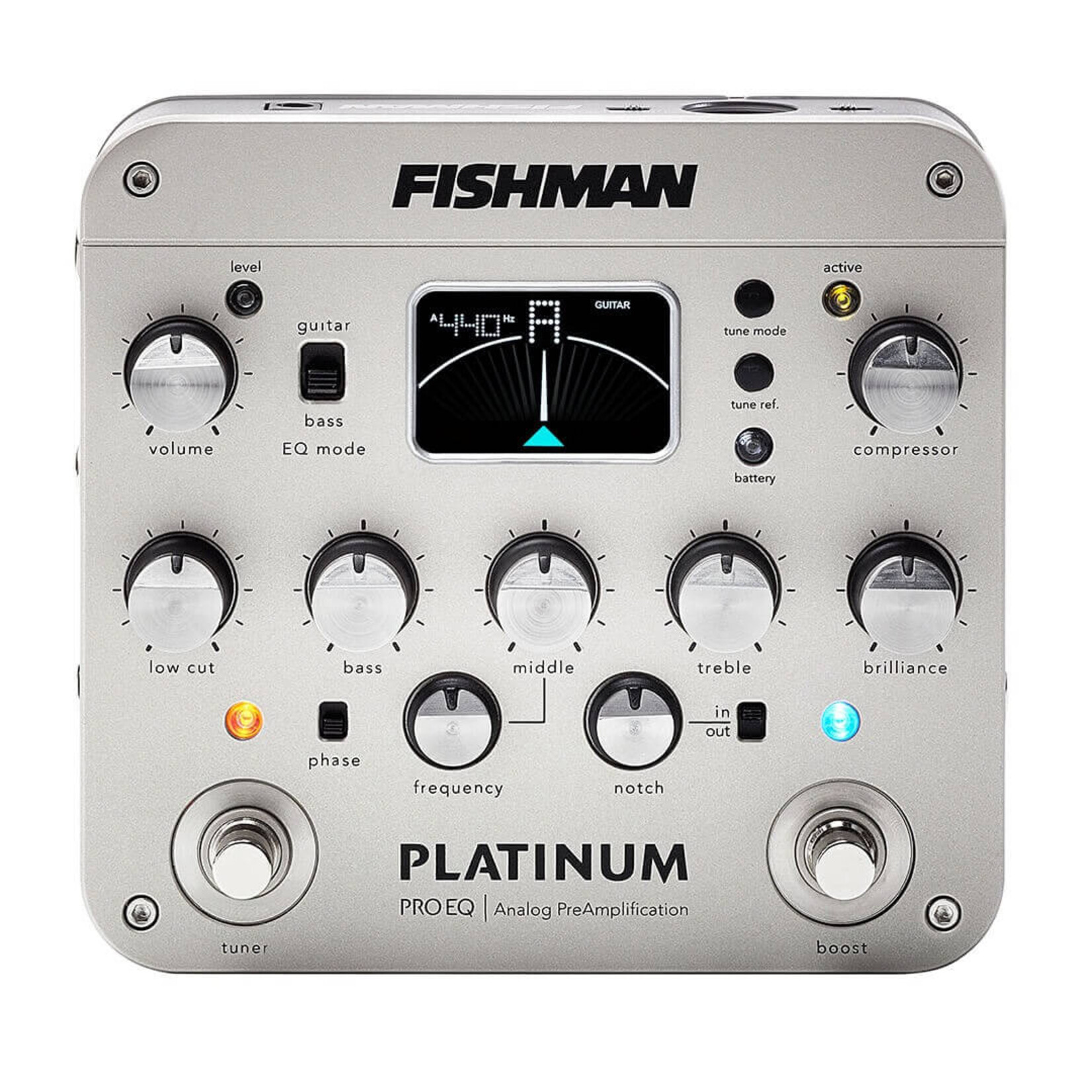 Fishman Platinum Pro EQ/DI Analog Preamp Pedal - Sound of Music