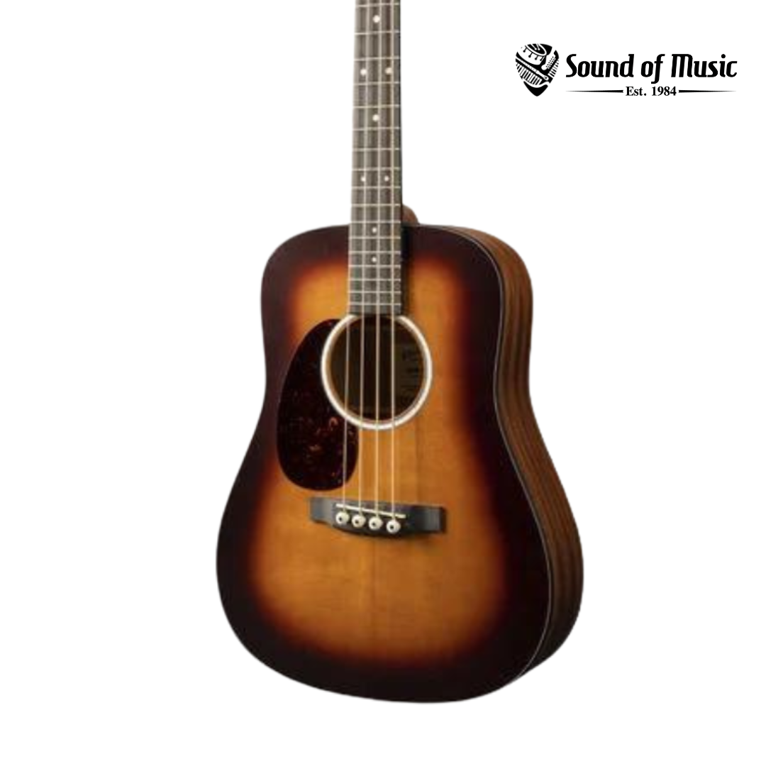 Martin DJR-10E Left-Handed Short-Scale 4-String Acoustic-Electric Bass ...