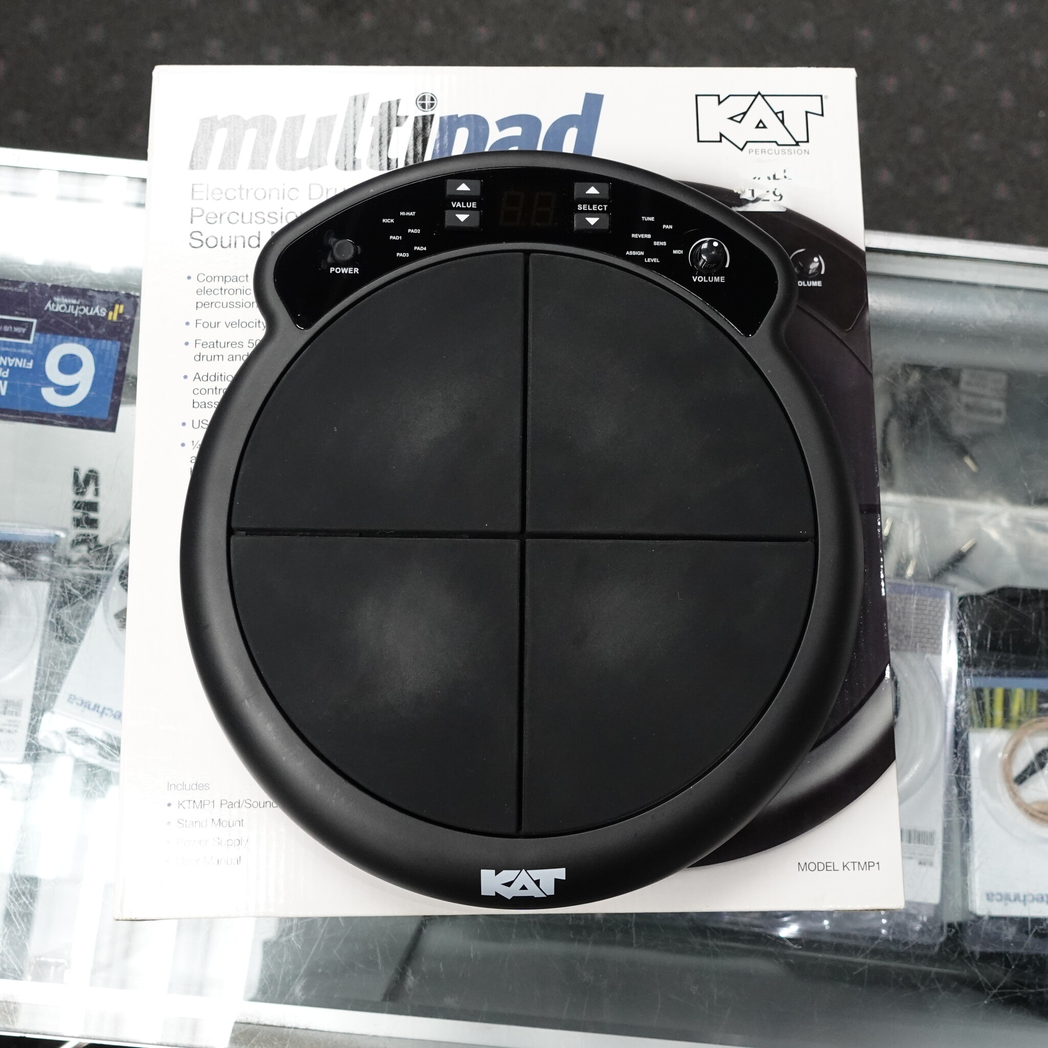 KAT Percussion Multipad Electronic Drum & Percussion Pad W/Foot ...