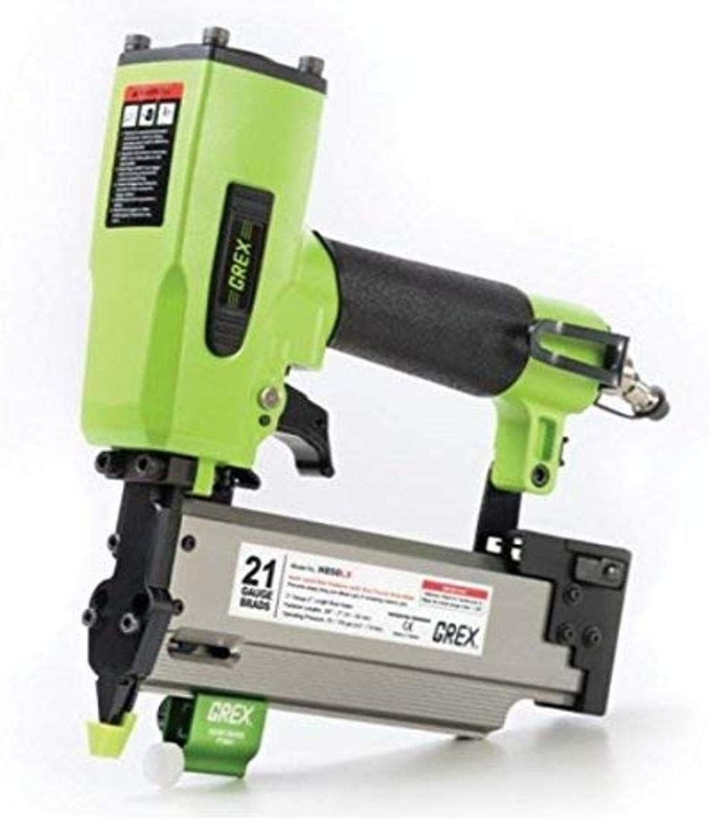 H850LX - 21 Ga Brad Nailer + Lock-Out, Safety, EdgeGuide - Crazy4Tools