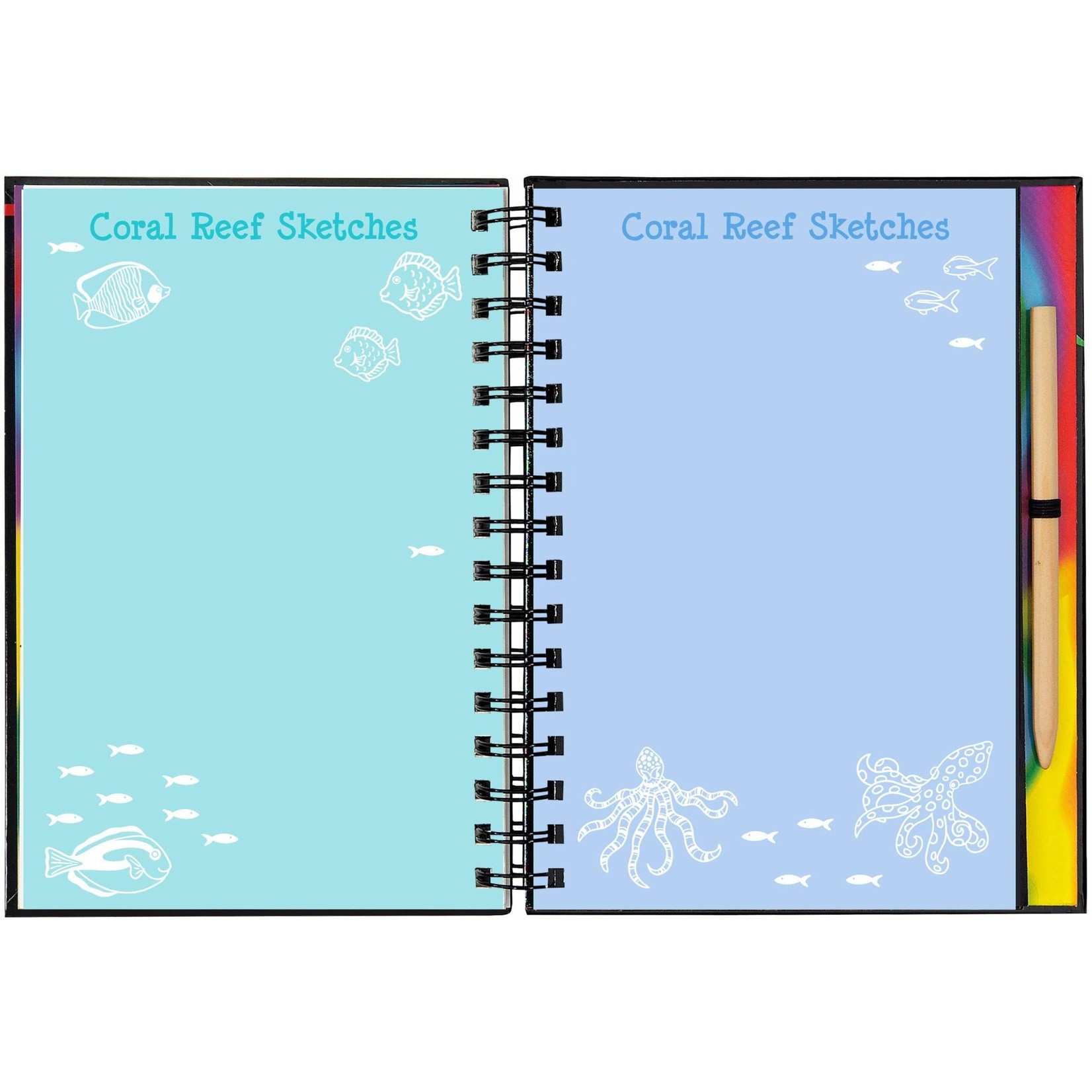 Scratch & Sketch, Coral Reefs (Trace-Along) - Maxima Gift and Book Center
