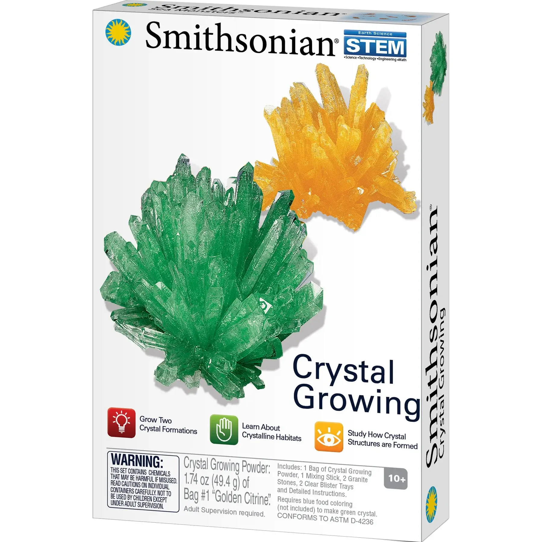 Smithsonian Crystal Growing Value Set - Maxima Gift and Book Center