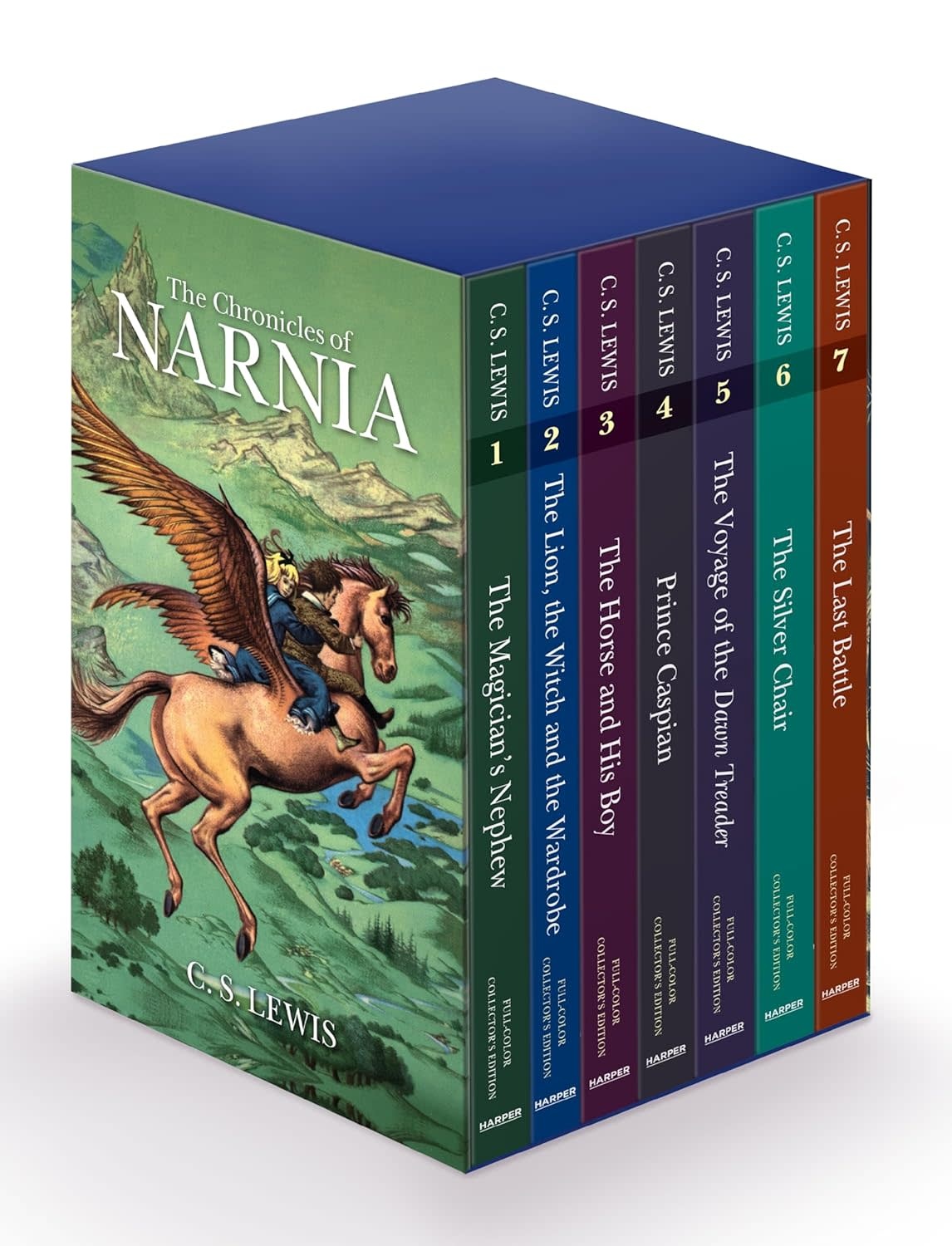 The Chronicles of Narnia Full-Color Box Set (Books #1-7) - Maxima Gift ...
