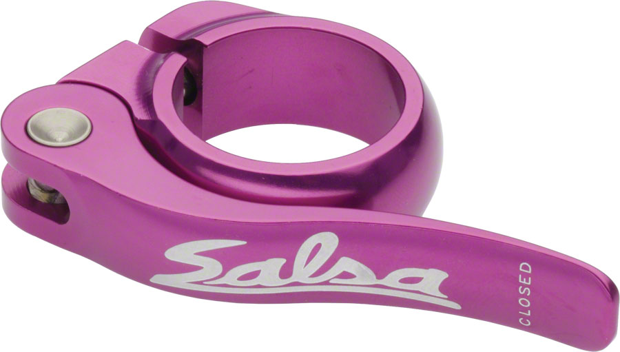 Salsa Flip-Lock Quick Release Seat Collar Clamp 36.4mm PURPLE ...