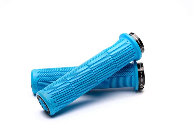 Marin Grizzly Single Clamp Locking Grips - BLUE | Cartersville Bicycle ...