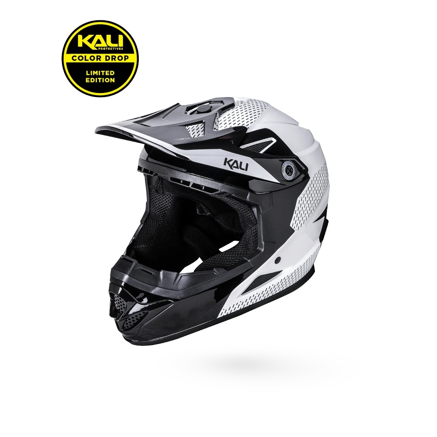 Kali - Zoka - Full Face Helmet - LTD Dash - GLOSS BLACK/WHITE | Cartersville Bicycle Service ...