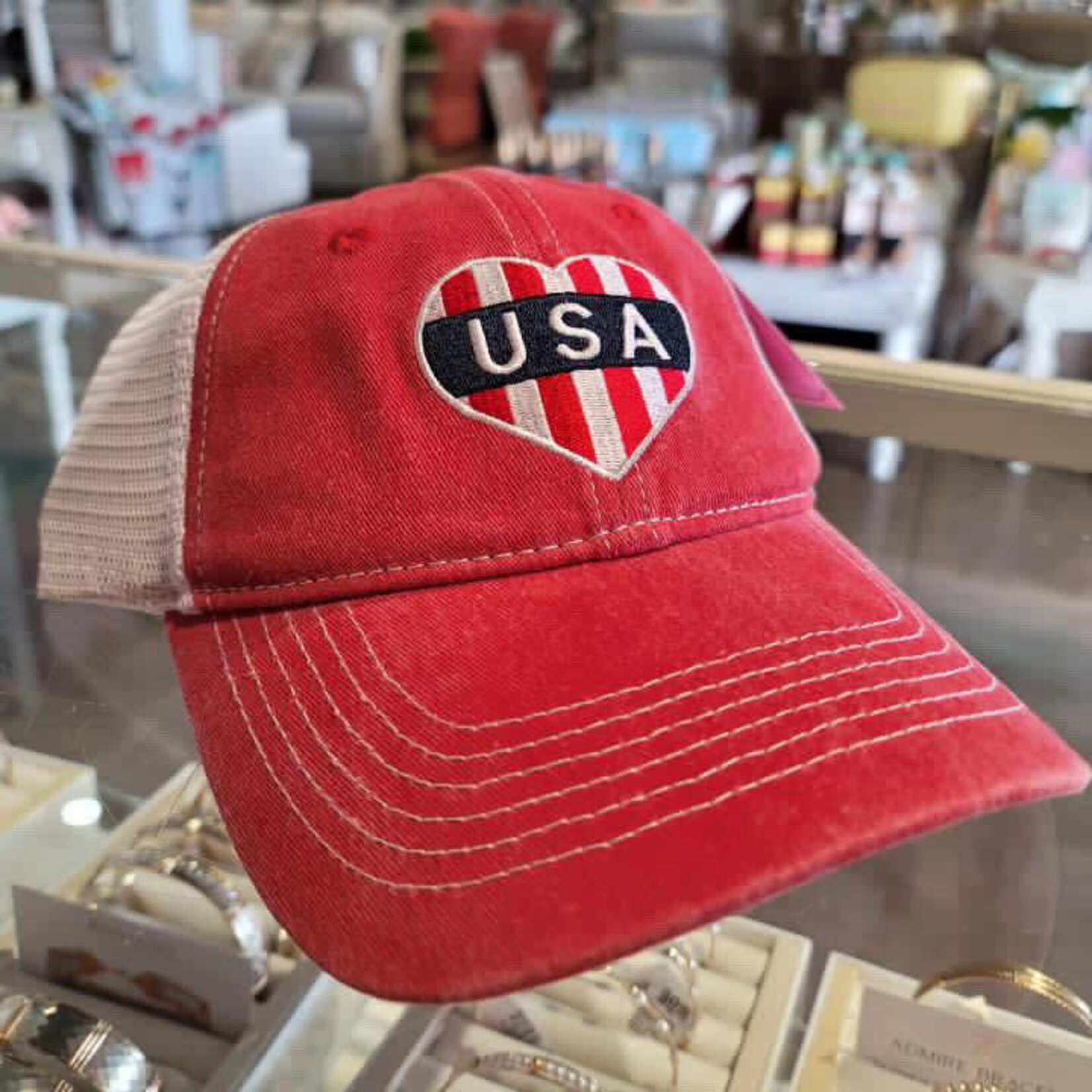 SS RED USA HAT - Southern Accents MS