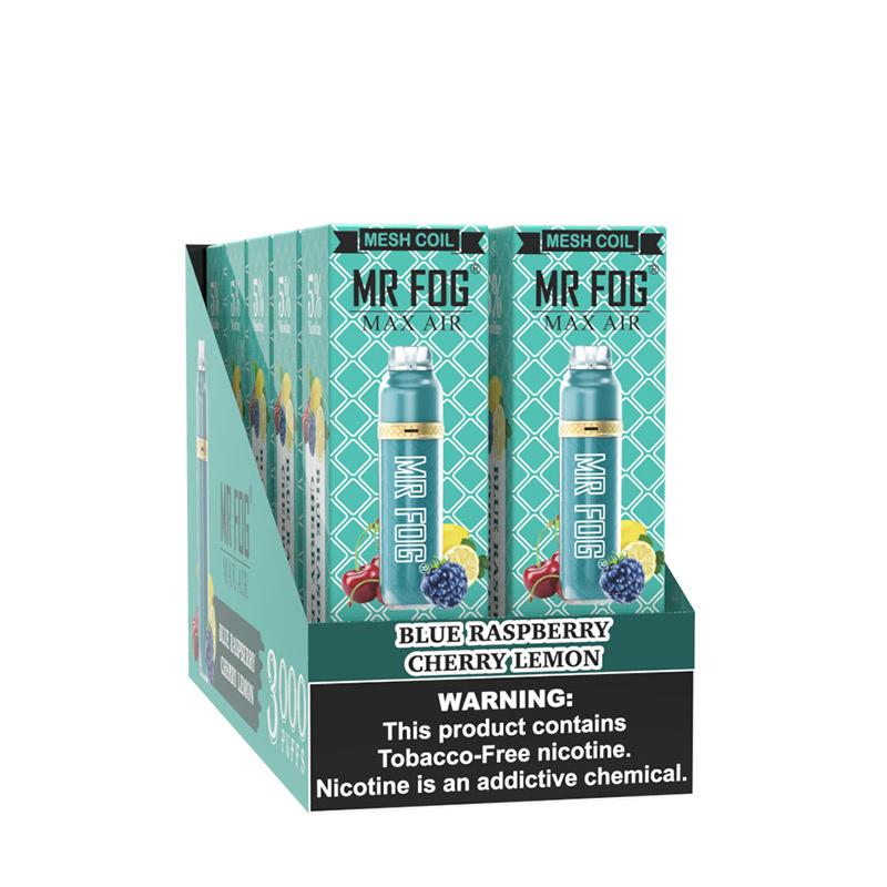 MR FOG MAX AIR 3000 PUFFS - Blue Raspberry Cherry Lemon - Mr Fog Canada