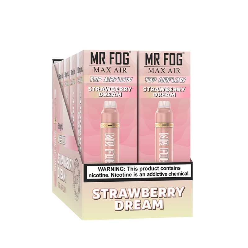 MR FOG MAX AIR 3000 PUFFS - Strawberry Dream - Mr Fog Canada