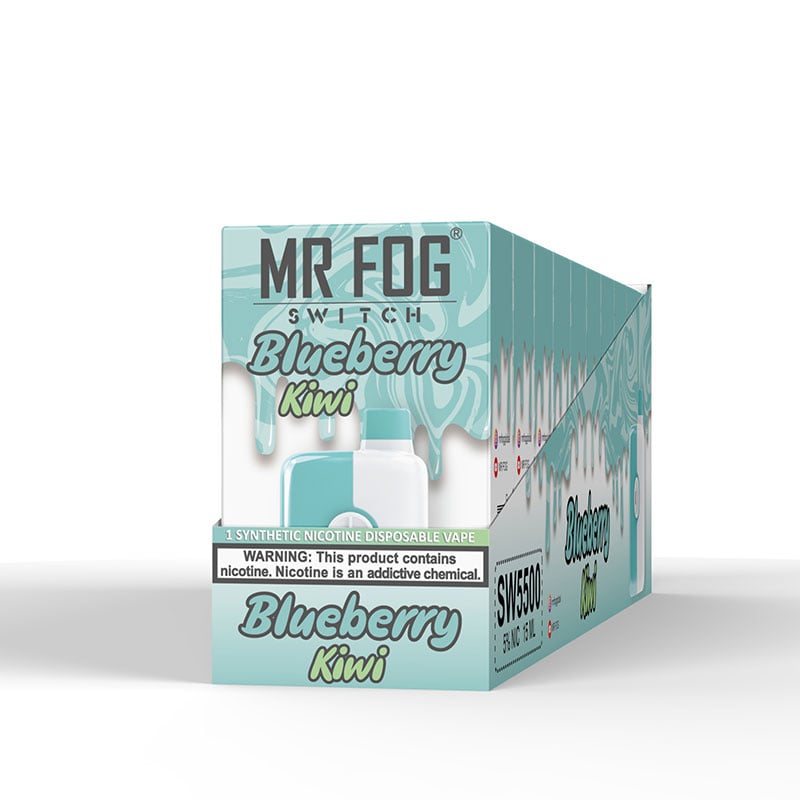 MR FOG SWITCH 5500 PUFFS Blueberry Kiwi - Mr Fog Canada