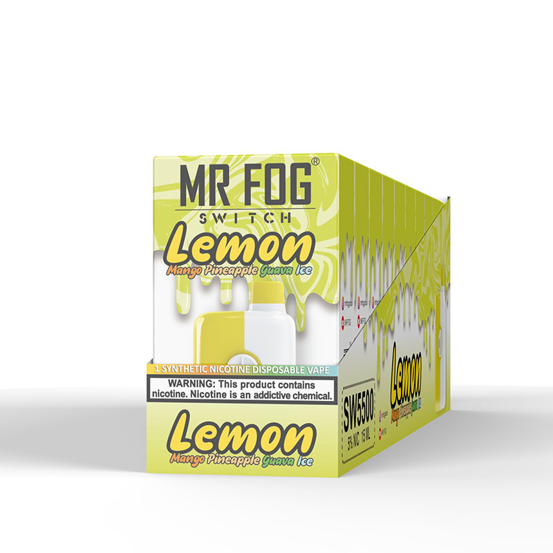 MR FOG SWITCH 5500 PUFFS Lemon Mango Pineapple Guava Ice - Mr. Fog