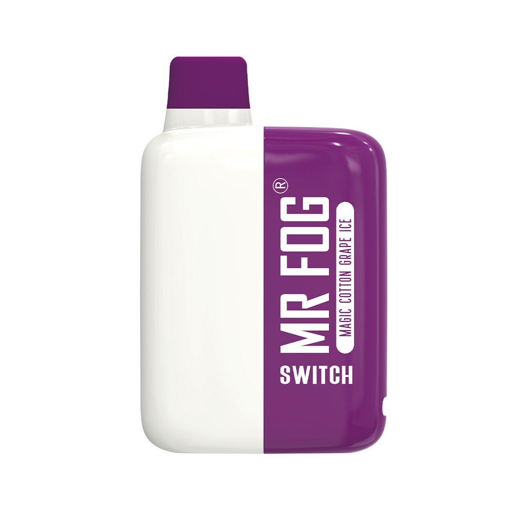 MR FOG SWITCH 5500 PUFFS Magic Cotton Grape Ice - Mr Fog Canada