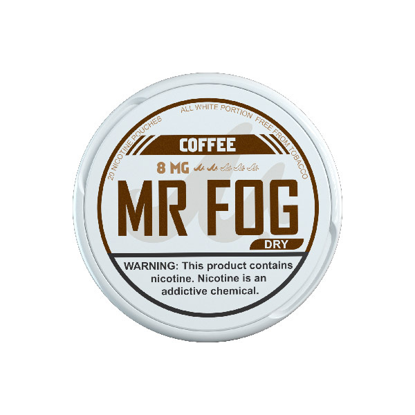 [DRY] MR FOG NICOTINE POUCHES 8 MG COFFEE - Mr Fog Canada