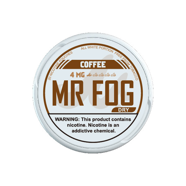 [DRY] MR FOG NICOTINE POUCHES 4 MG COFFEE - Mr. Fog
