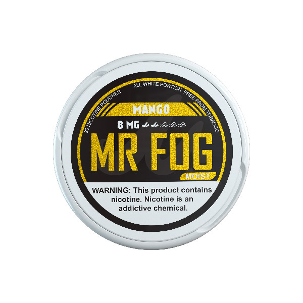 [MOIST] MR FOG NICOTINE POUCHES 8 MG MANGO - Mr Fog Canada