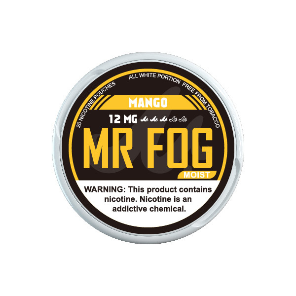 [MOIST] MR FOG NICOTINE POUCHES 12 MG MANGO - Mr Fog Canada