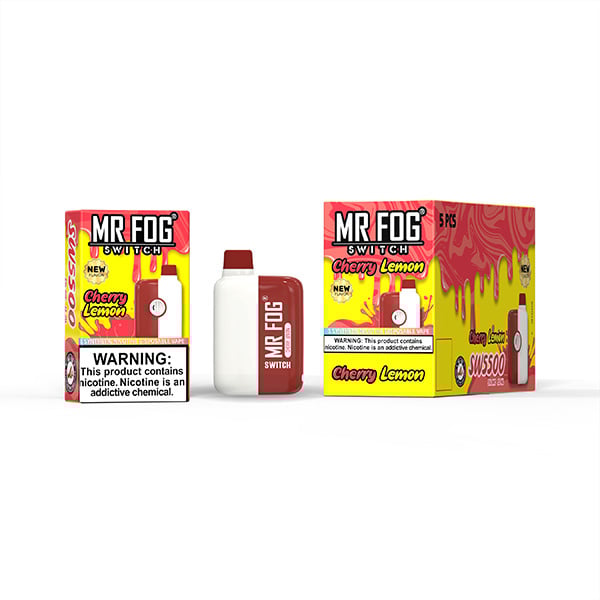 MR FOG SWITCH 5500 PUFFS Cherry Lemon - Mr Fog Canada