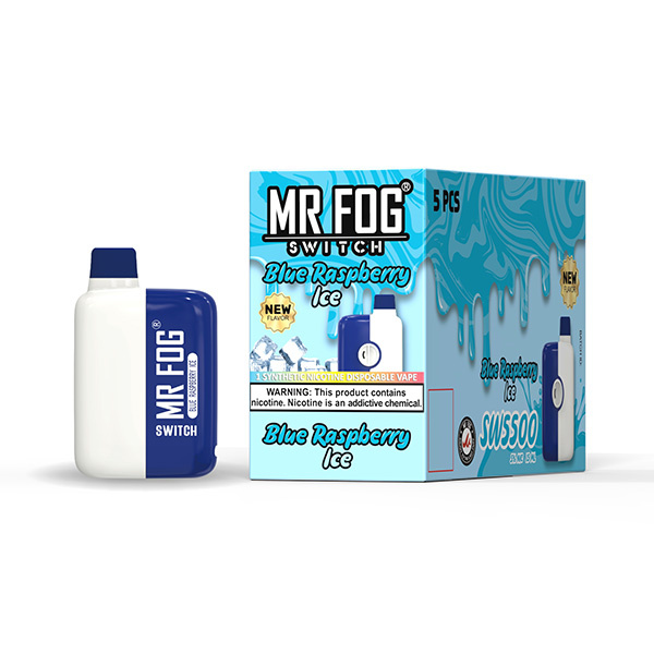 MR FOG SWITCH 5500 PUFFS Blue Raspberry Ice - Mr Fog Canada