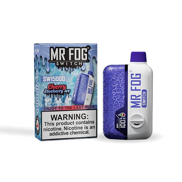 MR FOG SWITCH 15000 PUFFS CHERRY BLUEBERRY ICE - Mr Fog Canada