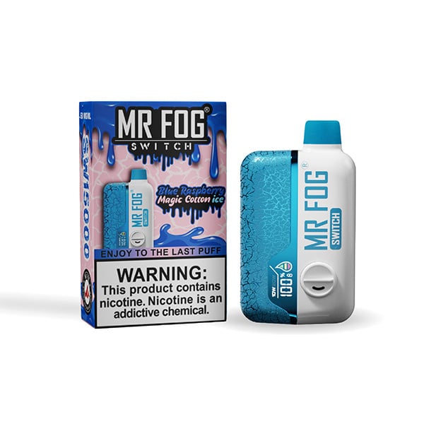 MR FOG SWITCH 15000 PUFFS Blue Raspberry Magic Cotton Ice - Mr Fog Canada