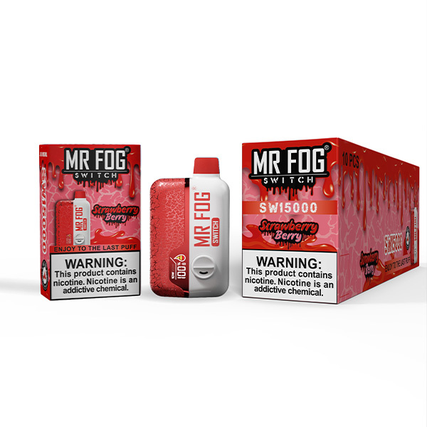 MR FOG SWITCH 15000 PUFFS Strawberry Berry - Mr Fog Canada