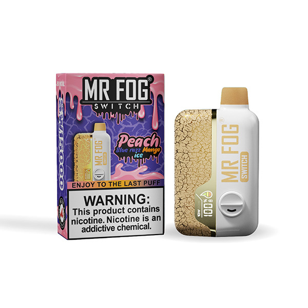 MR FOG SWITCH 15000 PUFFS Peach Blue Razz Mango Ice - Mr. Fog