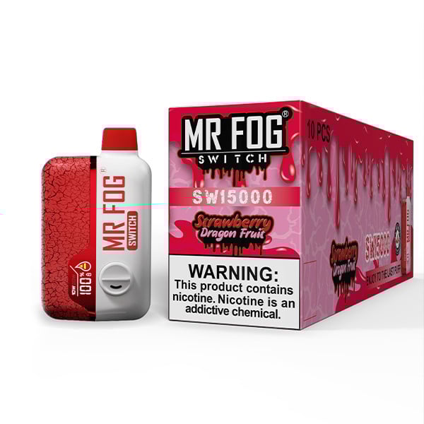 MR FOG SWITCH 15000 PUFFS Strawberry Dragon Fruit - Mr Fog Canada