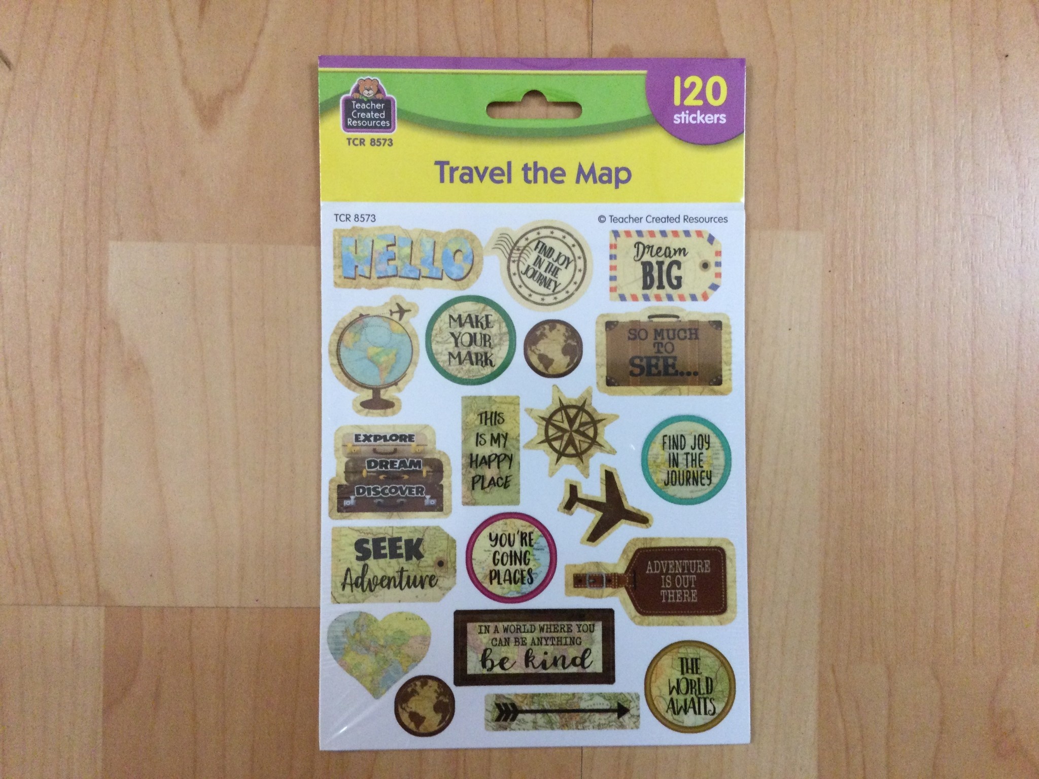 Travel the Map Stickers Travel the Map Stickers - School Spot