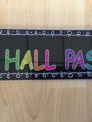 HALL PASSES - School Spot