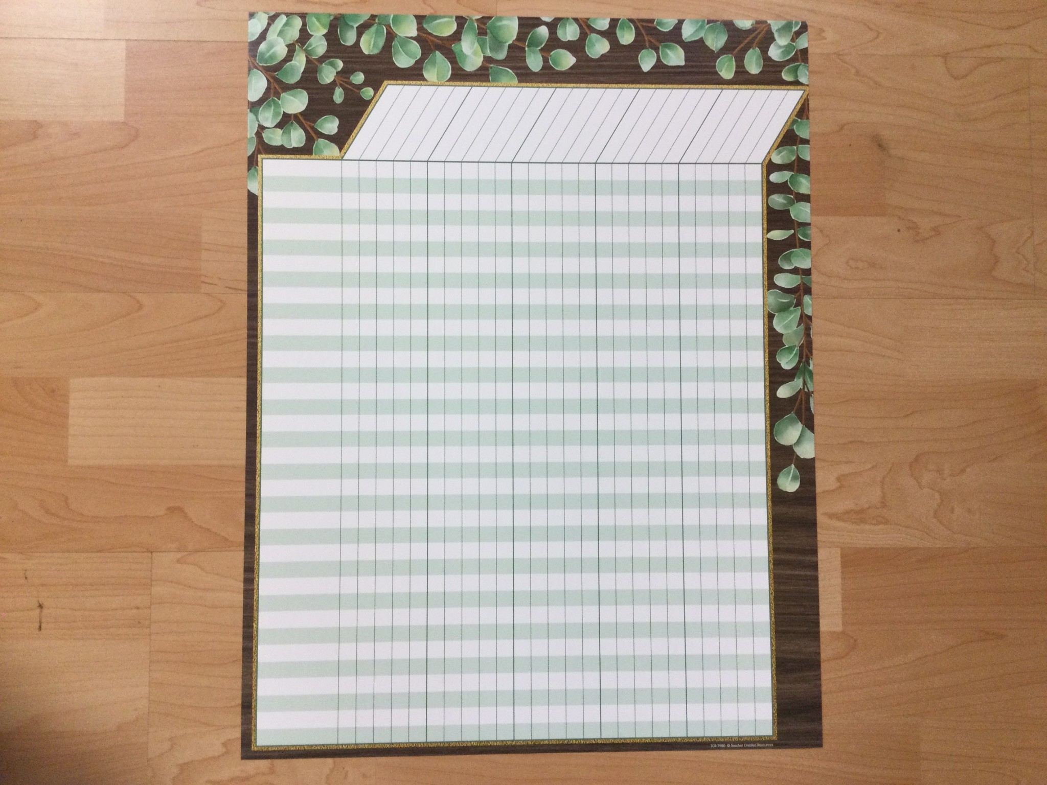 Eucalyptus Incentive Chart Eucalyptus Incentive Chart - School Spot