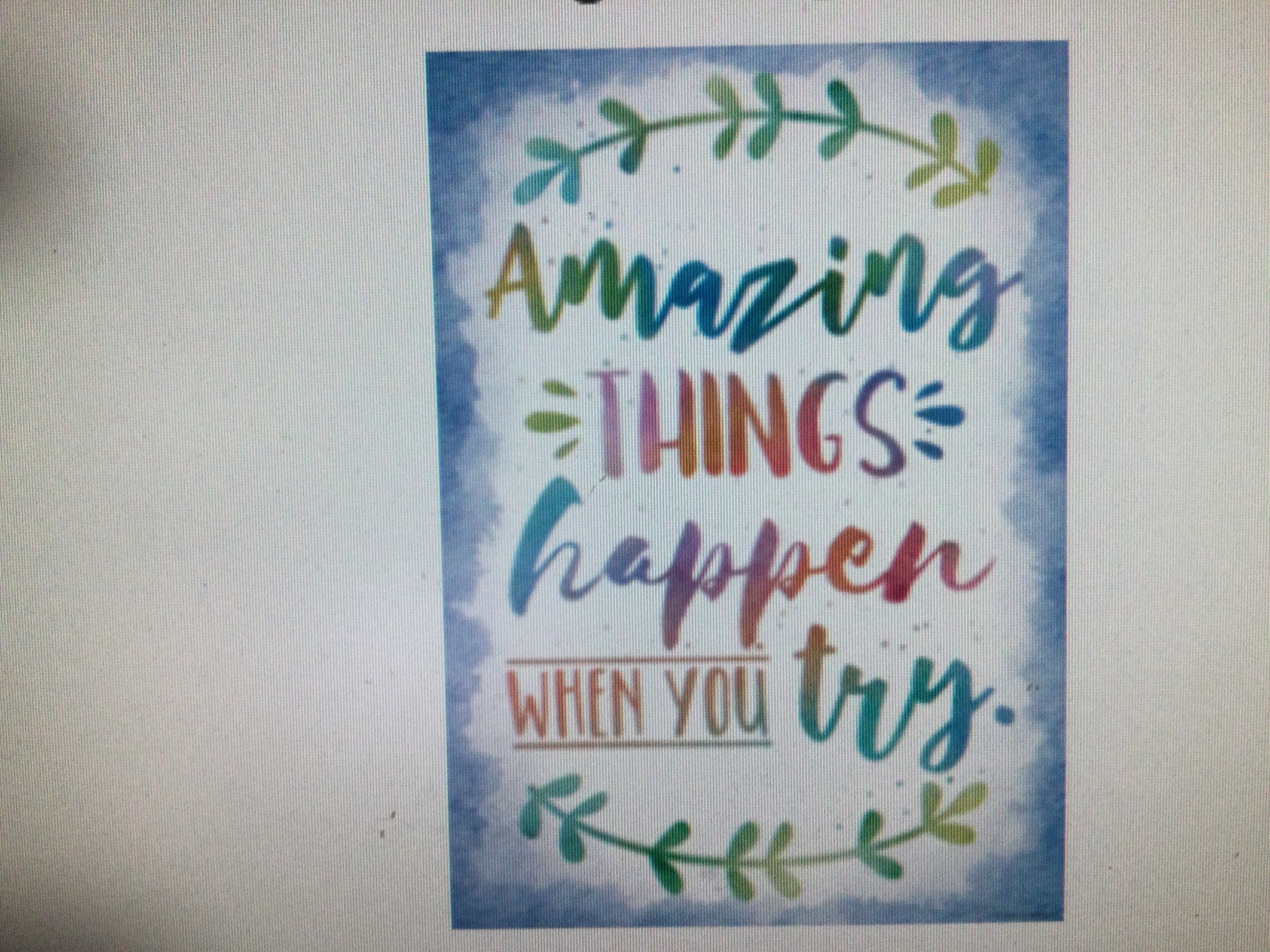 Amazing Things Happen...Poster Watercolor Amazing Things Happen ...