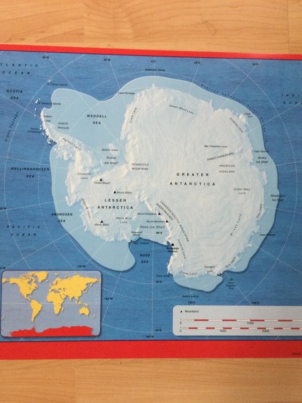 Antarctica Chart - School Spot