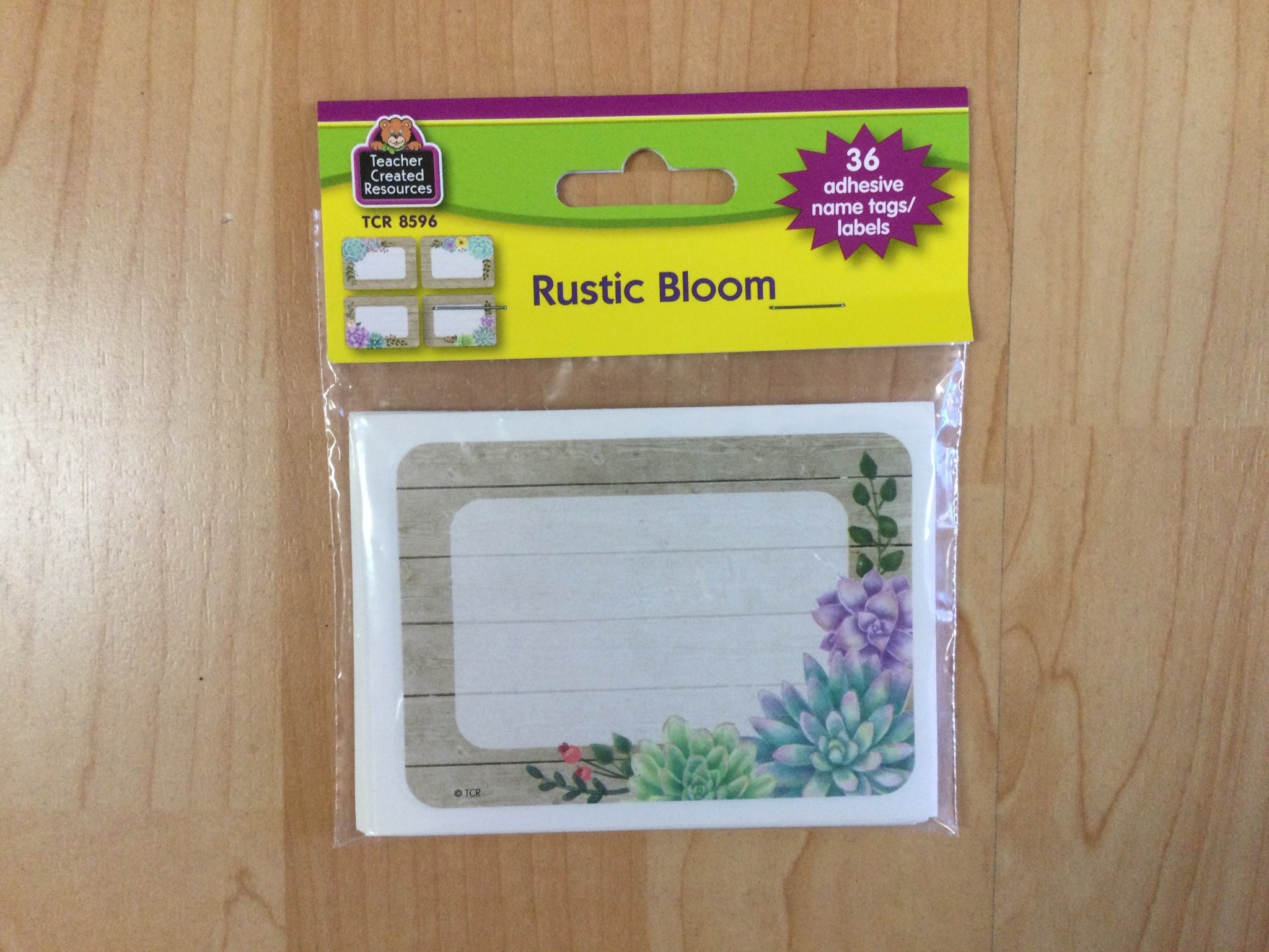 Rustic Bloom Labels - School Spot