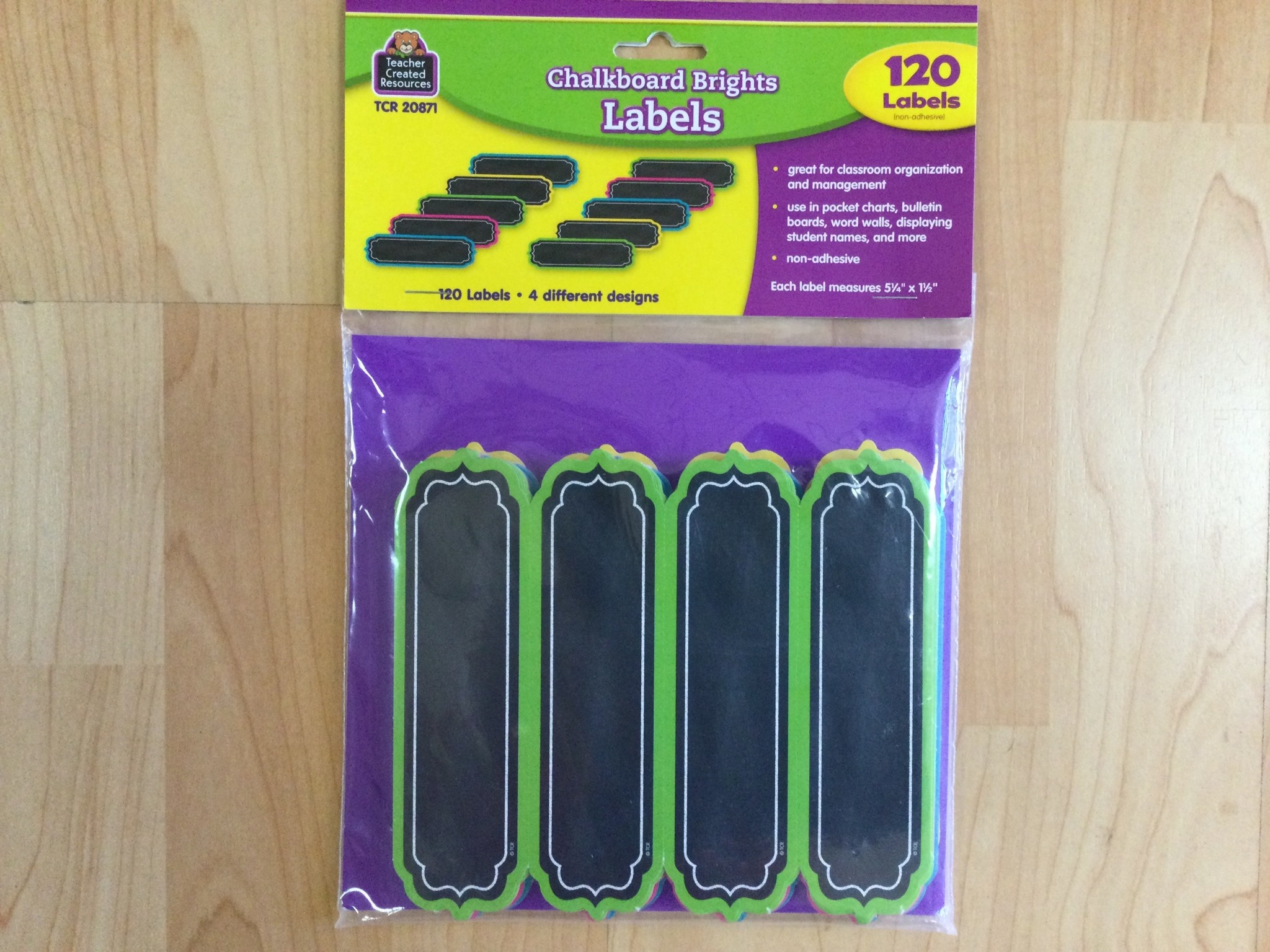 Chalkboard Brights Labels Chalkboard Brights Labels - School Spot