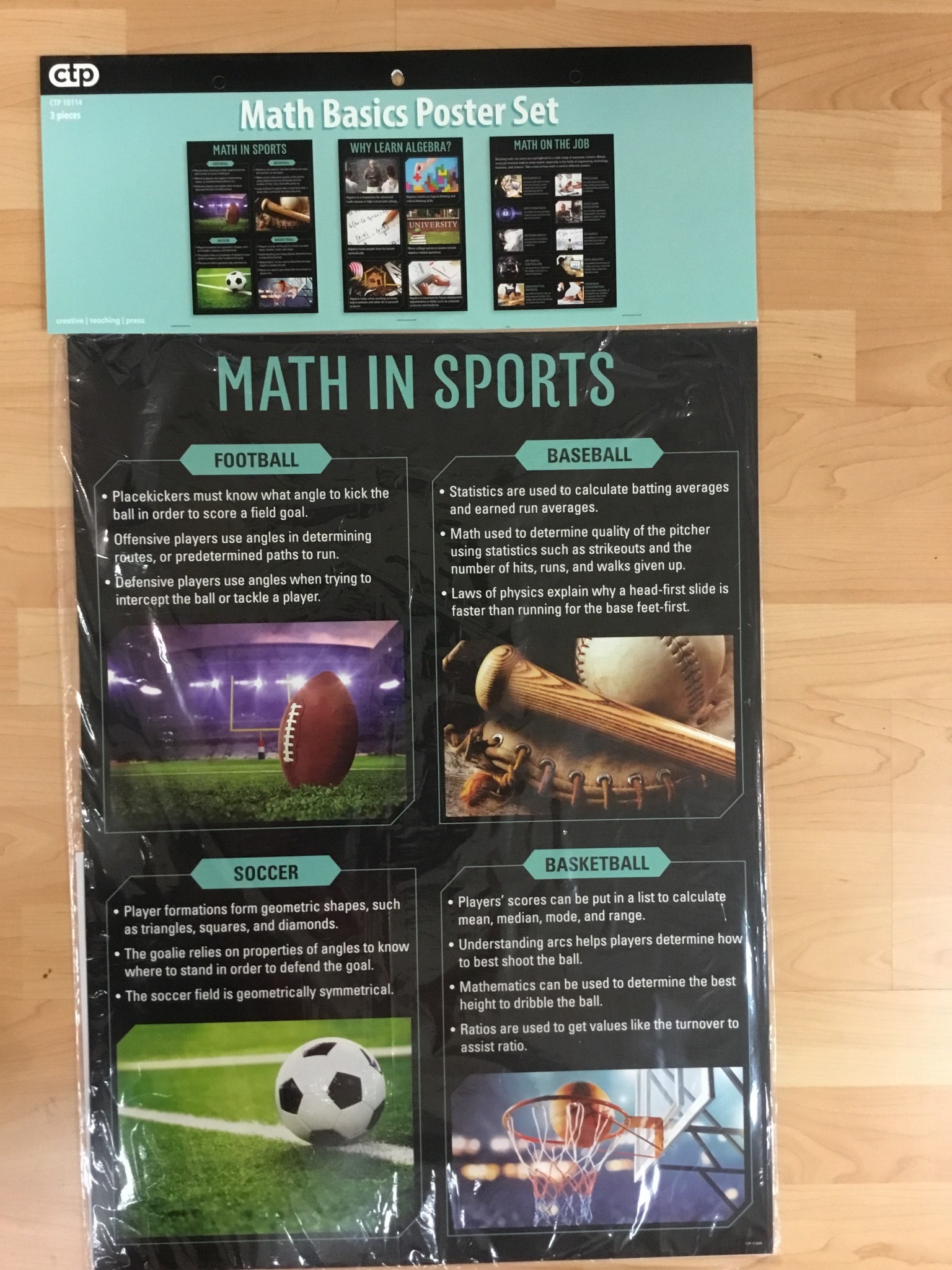 Math Basics Poster Set - School Spot