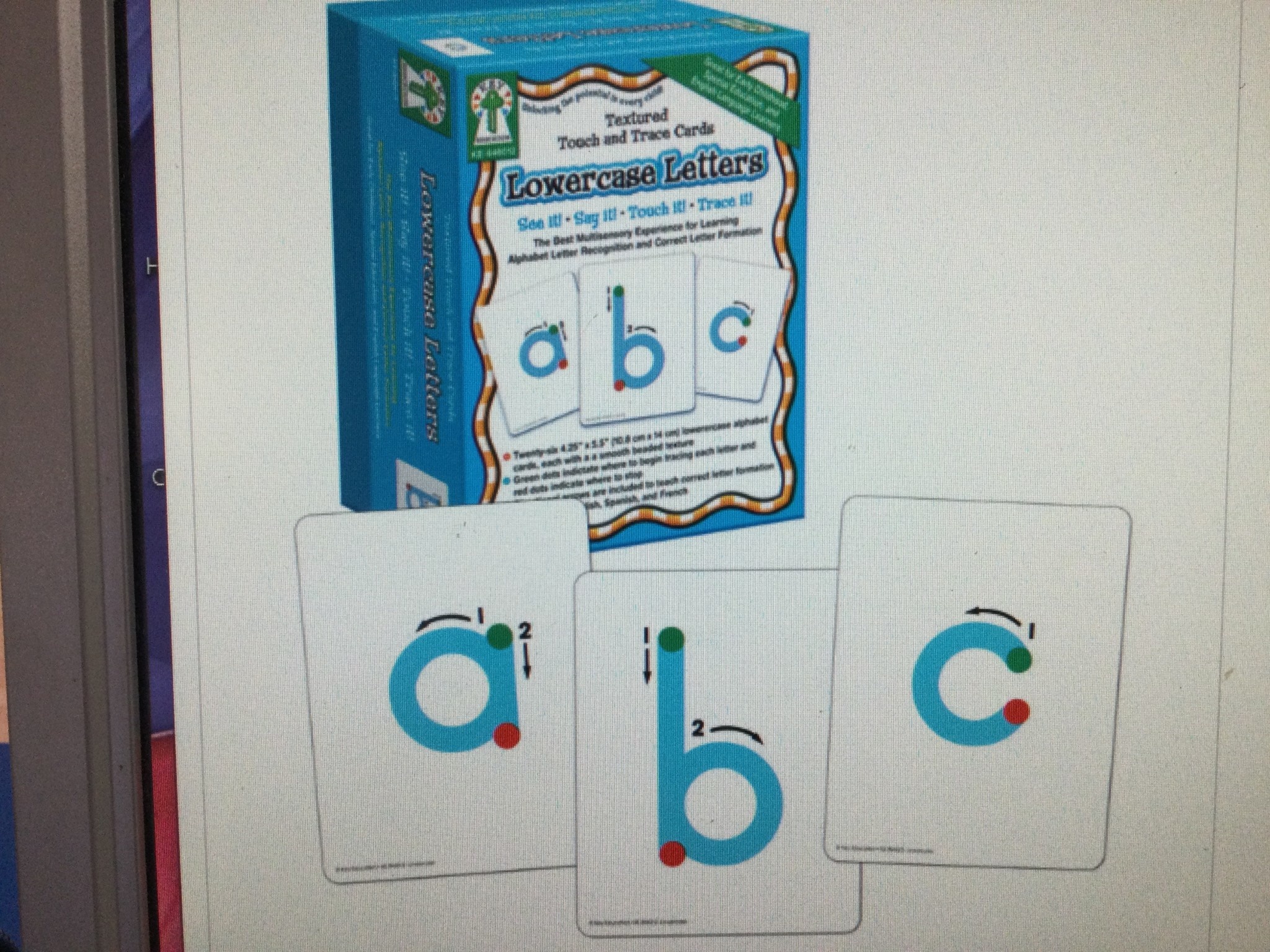 Textured Touch & Trace Lowercase Letters - School Spot
