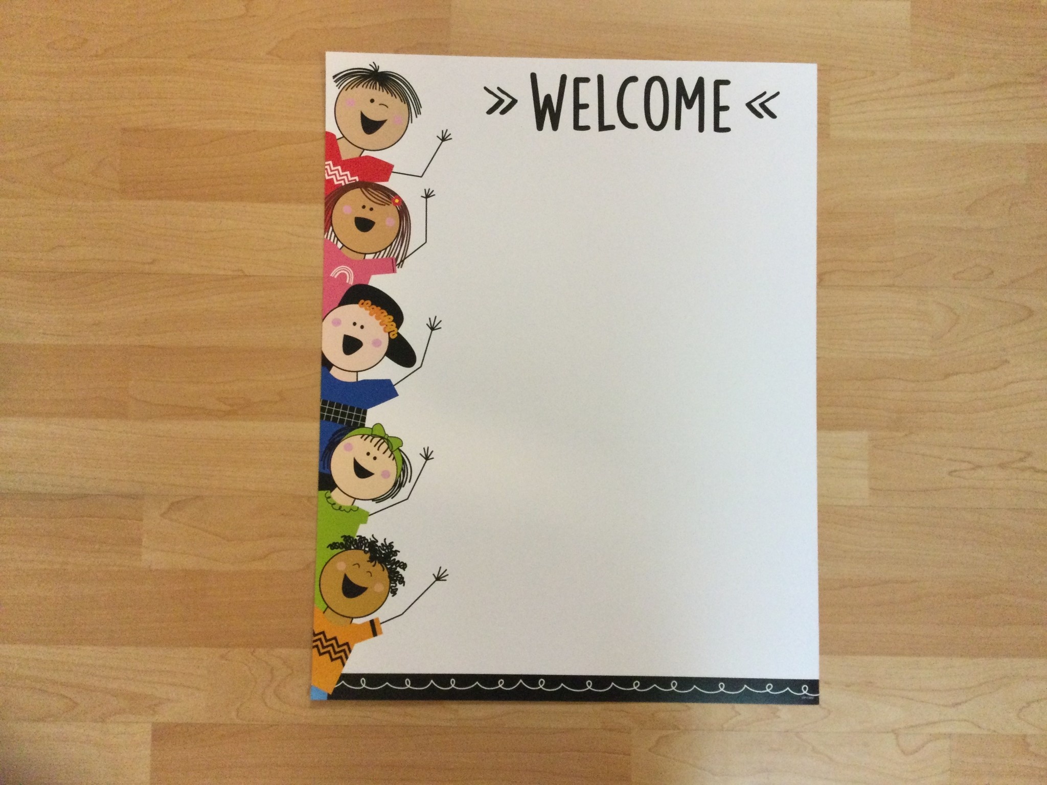 Stick Kids Welcome Chart - School Spot
