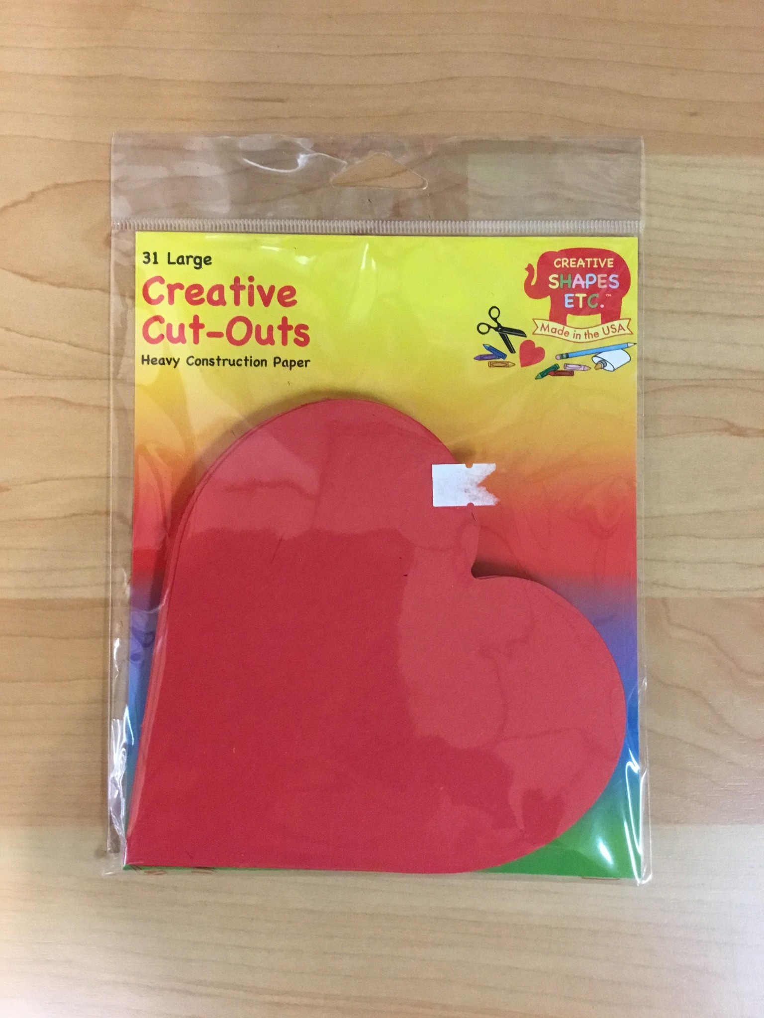 Large Heart Cutouts - School Spot