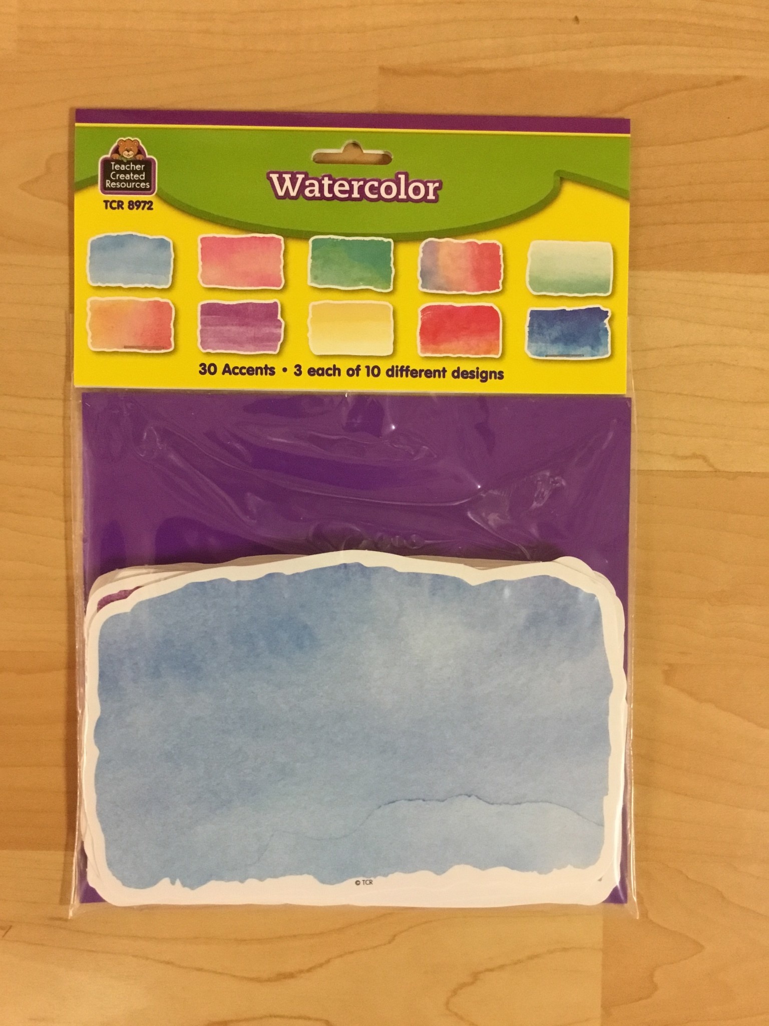 Watercolor Accent Cutouts Watercolor Accent Cutouts - School Spot