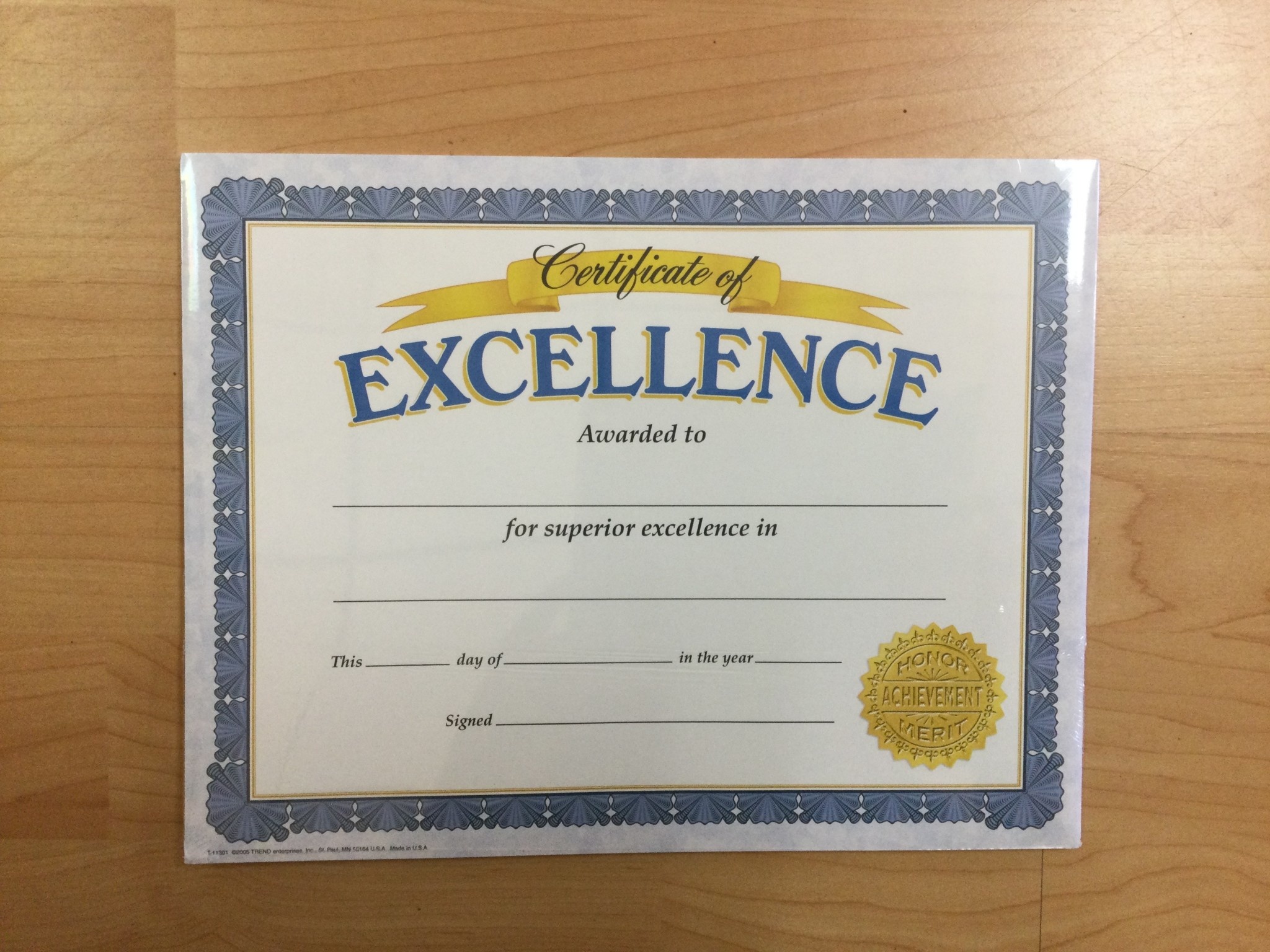 Certificate of Excellence Certificate of Excellence 30pk - School Spot