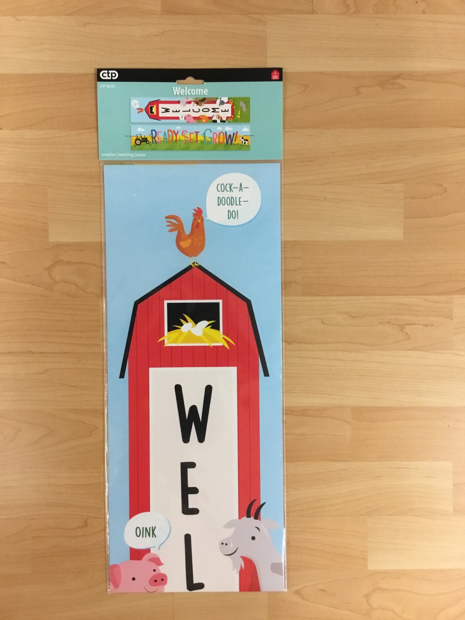 Farm Friends Welcome Banner - School Spot