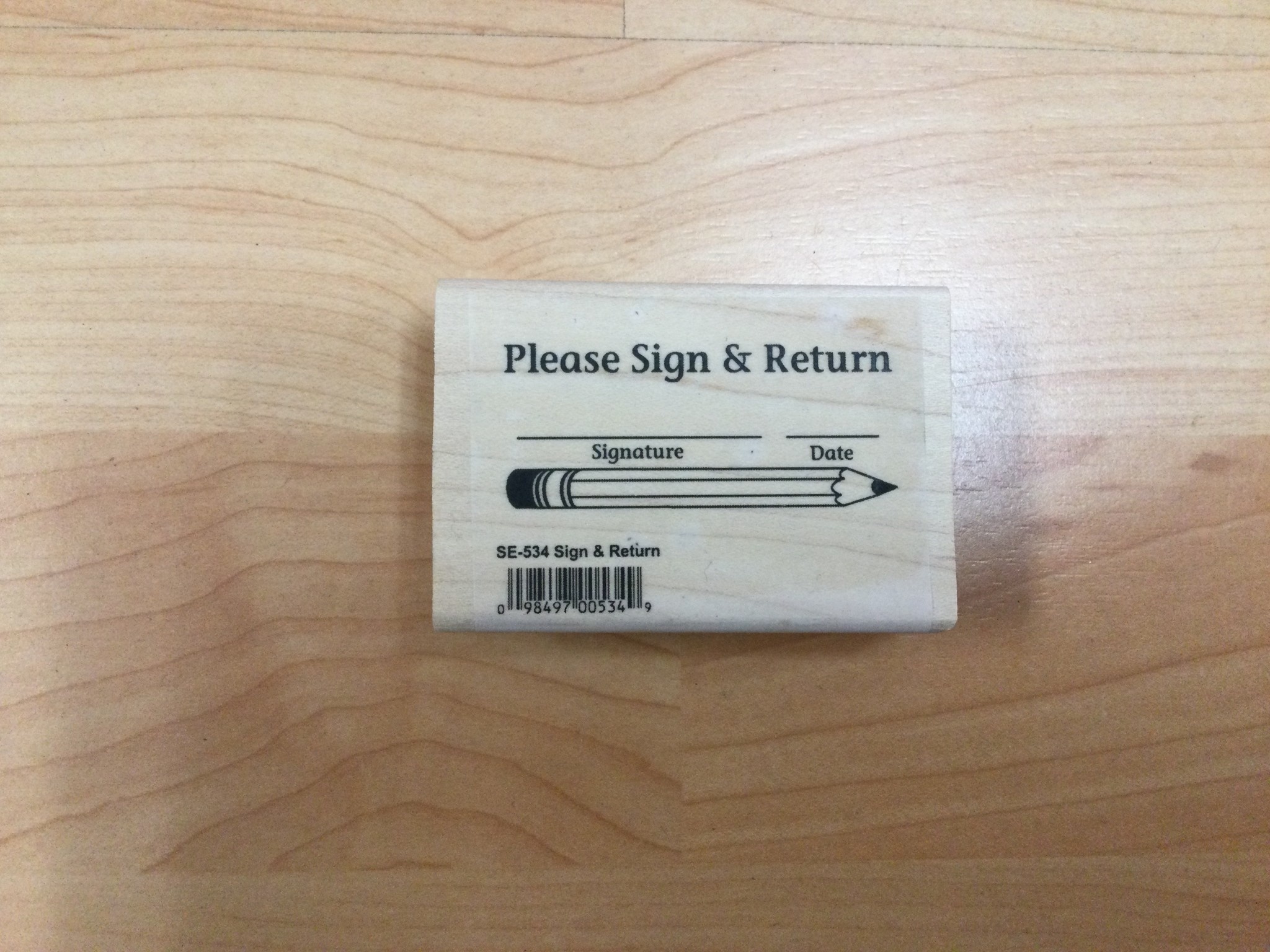 Sign & Return Teacher's Stamp - School Spot