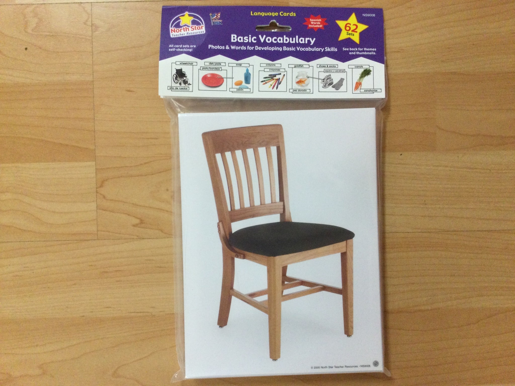 Basic Vocabulary Language Cards - School Spot