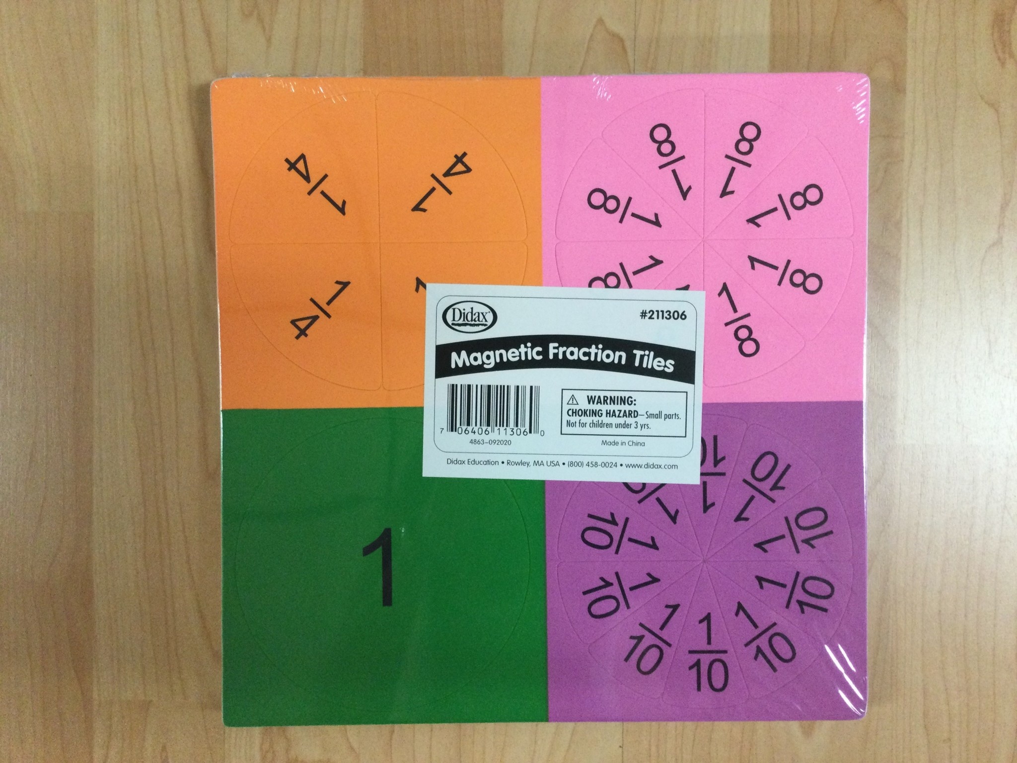 Magnetic Foam Fraction Tiles - School Spot