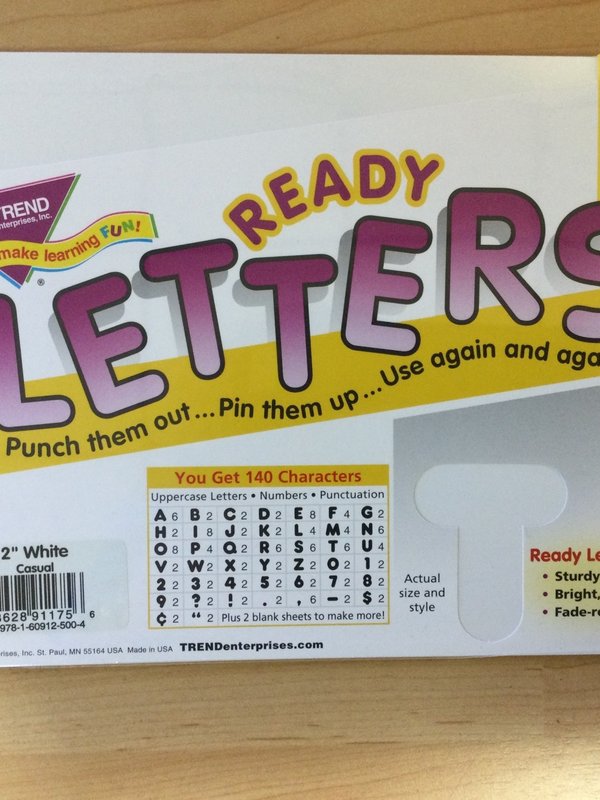 LETTERS - School Spot