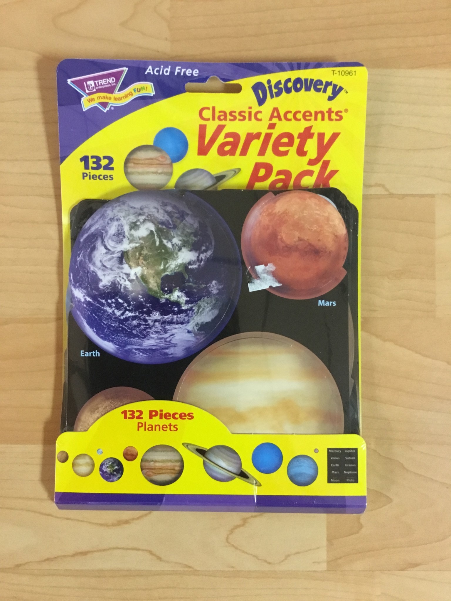 Planet Cutouts 132pc - School Spot